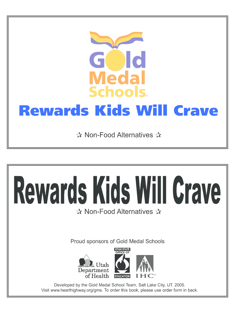 Fillable Online Rewards Kids Will Crave Fax Email Print - pdfFiller