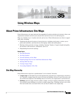 Fillable Online About Prime Infrastructure Site Maps Fax Email Print ...