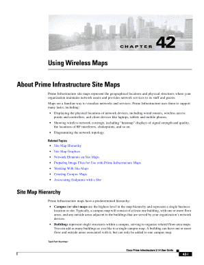 Fillable Online Prime Infrastructure site maps represent the ...