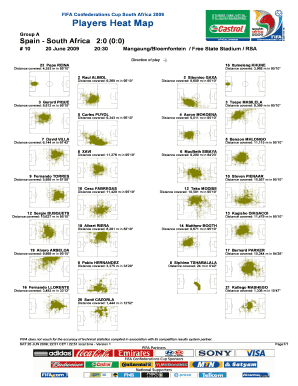Fillable Online Players Heat Map Fax Email Print - pdfFiller
