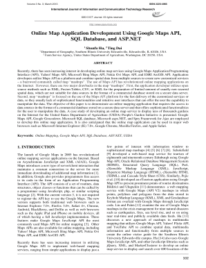 Fillable Online Online Map Application Development Using Google Maps ...