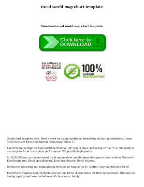 Fillable Online excel world map chart template Fax Email Print - pdfFiller