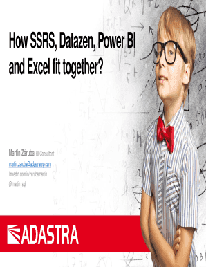Fillable Online How SSRS, Datazen, Power BI Fax Email Print - pdfFiller