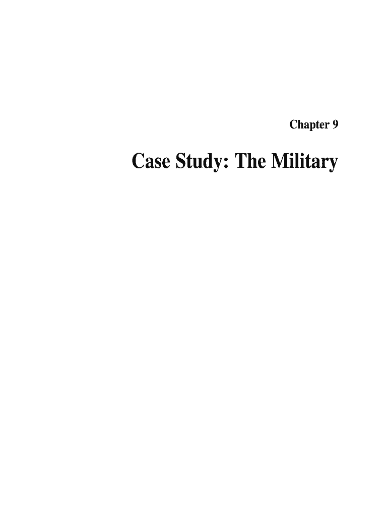 Fillable Online Case Study: The Military Fax Email Print - pdfFiller
