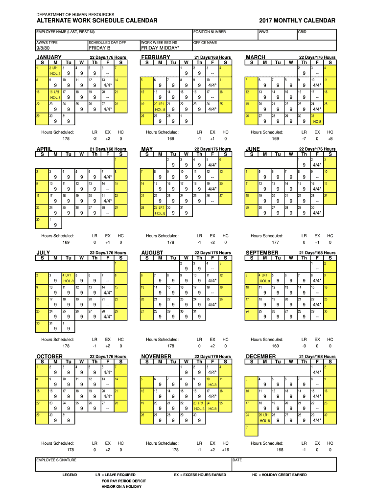 Fillable Online SCHEDULED DAY OFF Fax Email Print - pdfFiller