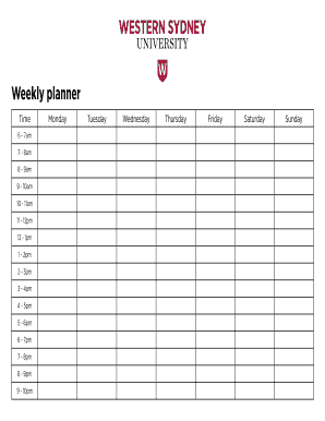 Fillable Online How to fill in your planner Fax Email Print - pdfFiller