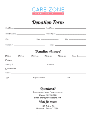 Fillable Online Donation Forms Form Templates - JotForm Fax Email Print ...