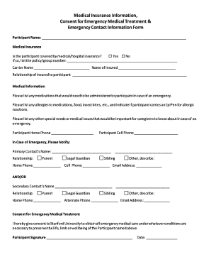 Fillable Online Medical Insurance Information, Fax Email Print - pdfFiller