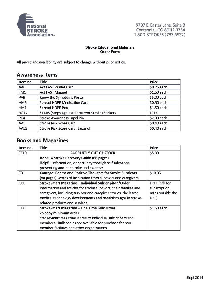 Fillable Online All prices and availability are subject to change ...