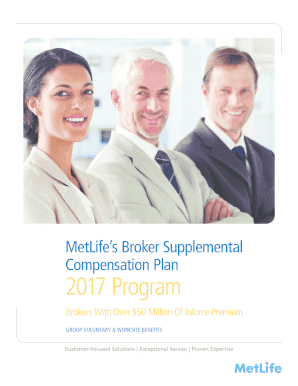 Fillable Online 2017 MetLife Customer Authorization Form (CAF) Fax ...