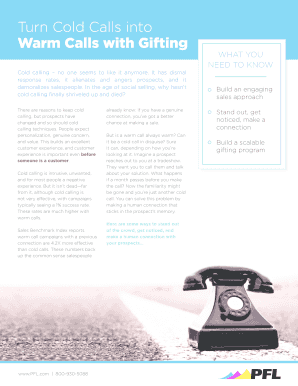 Fillable Online Turn Cold Calls into Fax Email Print - pdfFiller