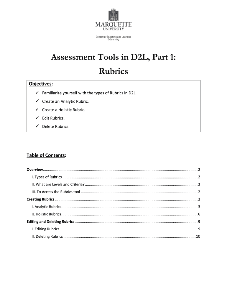 Fillable Online Assessment Tools in D2L, Part 1: Fax Email Print ...