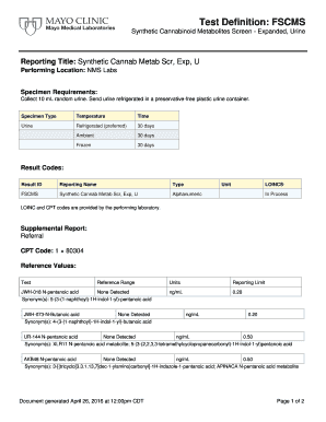 Fillable Online Test Definition: FSCMS Fax Email Print - pdfFiller