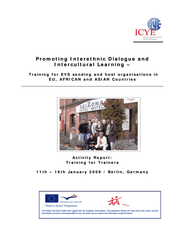 Fillable Online Promoting Interethnic Dialogue and Fax Email Print ...