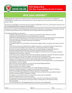 Fillable Online FAW Safeguarding Fax Email Print - pdfFiller