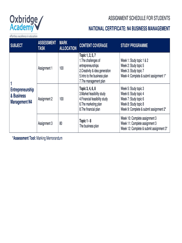 Fillable Online to download the full PDF fees list - Oxbridge Academy ...