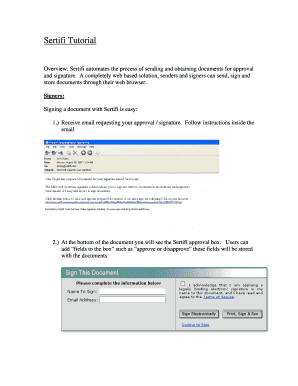 Fillable Online Sertifi Tutorial Fax Email Print - pdfFiller