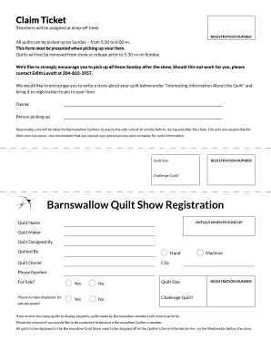 Fillable Online Claim Ticket Fax Email Print - pdfFiller