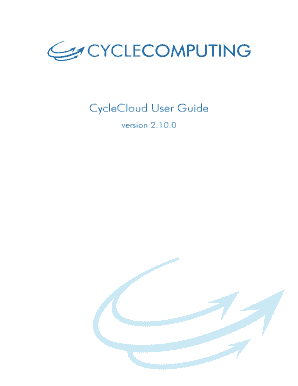 Fillable Online CycleCloud User Guide Fax Email Print - pdfFiller