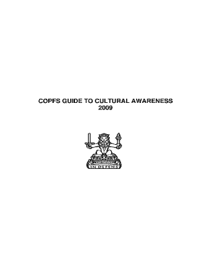 Fillable Online COPFS GUIDE TO CULTURAL AWARENESS Fax Email Print ...