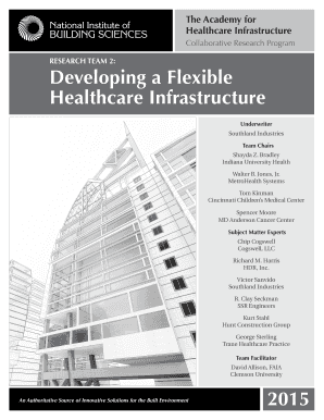 Fillable Online Healthcare Infrastructure Fax Email Print - pdfFiller