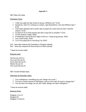 Fillable Online MET Short Grit Scale Fax Email Print - pdfFiller