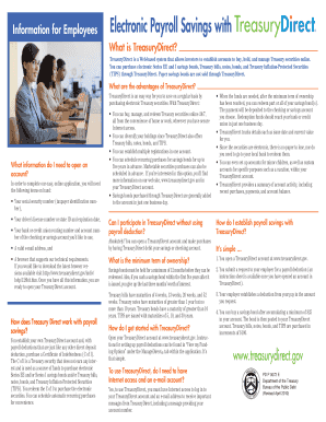 Fillable Online What is TreasuryDirect Fax Email Print - pdfFiller