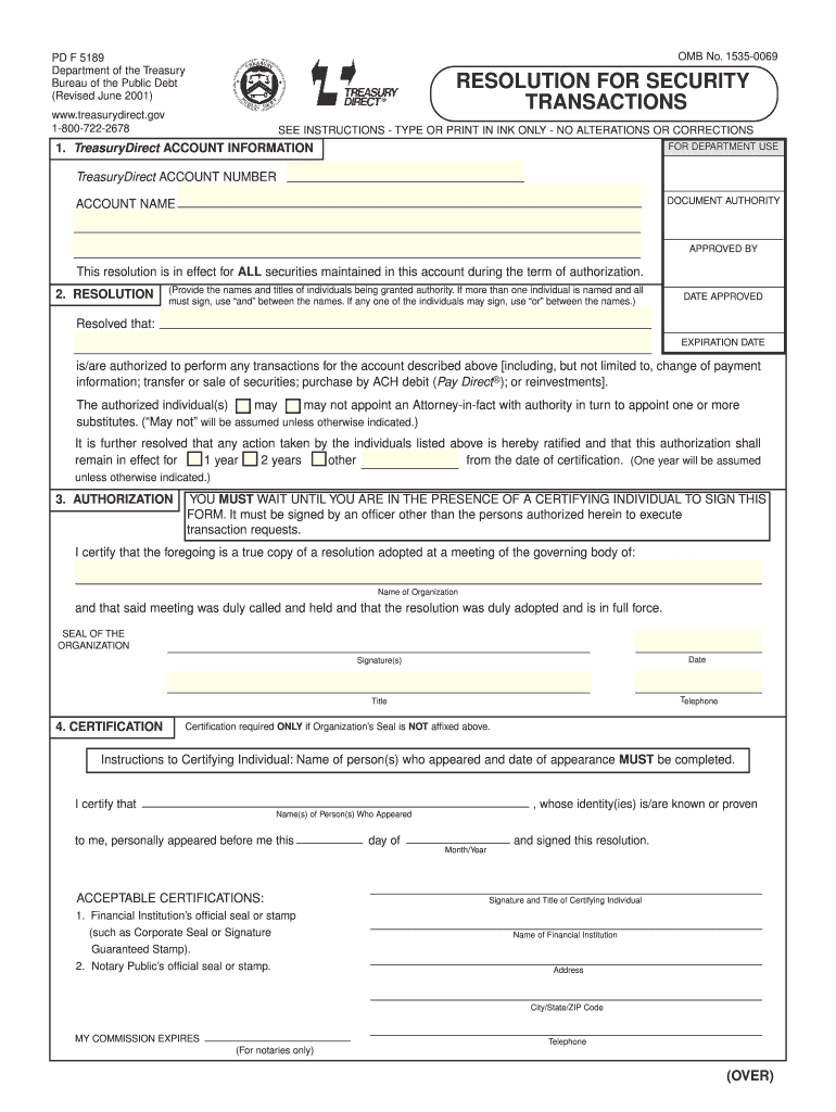 Fillable Online PD F 5189 Fax Email Print - pdfFiller