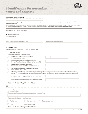 Fillable Online Identification for Australian Fax Email Print - pdfFiller