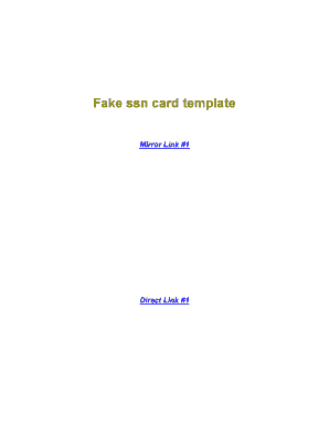 Fillable Online Fake ssn card template Fax Email Print - pdfFiller