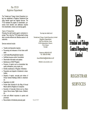 Fillable Online The TTCD Fax Email Print - pdfFiller