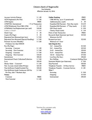 Fillable Online Citizens Bank of Rogersville Fax Email Print - pdfFiller