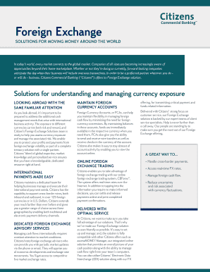 Fillable Online Solutions for moving money around the world Fax Email ...