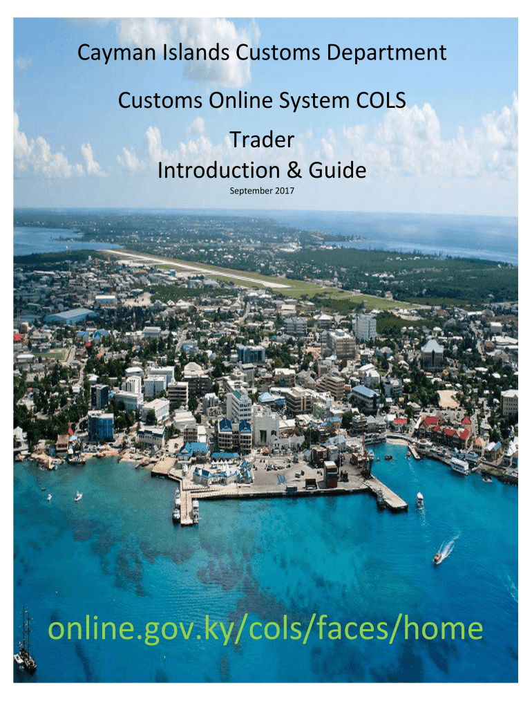 Fillable Online Cayman Islands Customs Department Fax Email Print ...