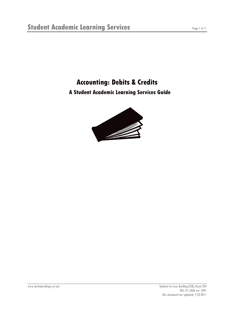 Fillable Online Accounting: Debits & Credits Fax Email Print - pdfFiller