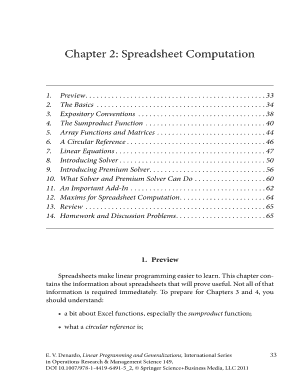Fillable Online Chapter 2: Spreadsheet Computation Fax Email Print ...