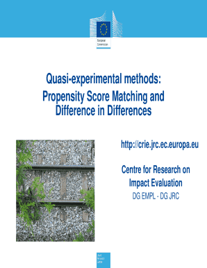 Fillable Online Quasi-experimental methods: Fax Email Print - pdfFiller