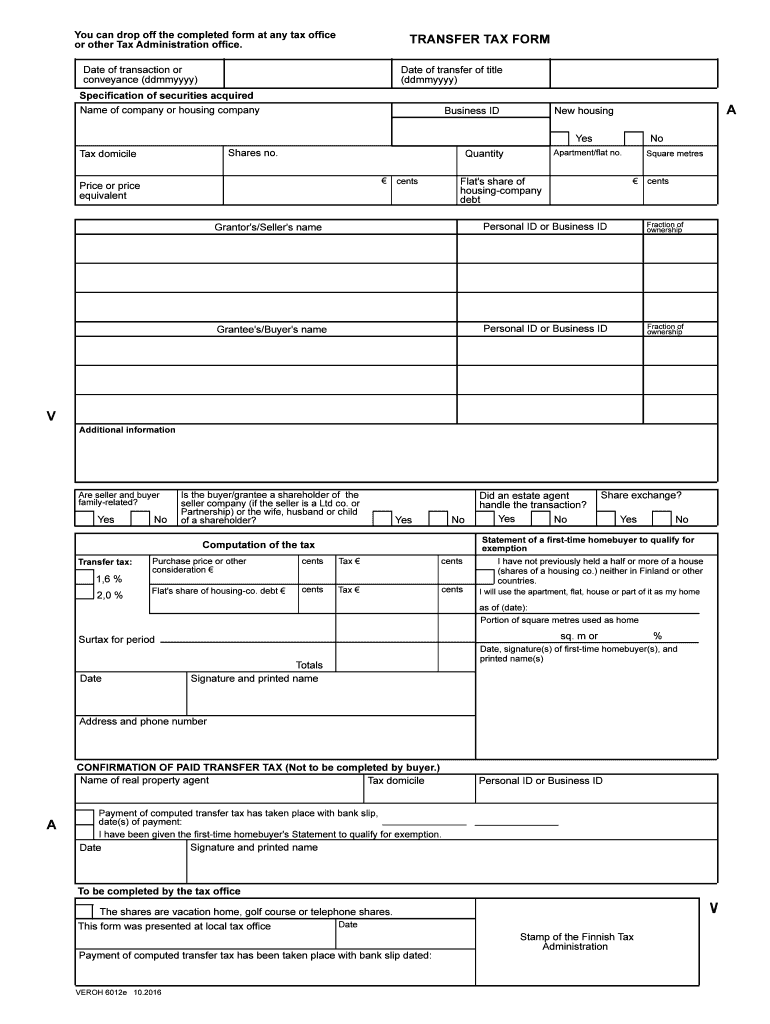 Fillable Online You can drop off the completed form at any tax office ...