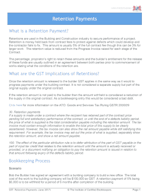 Fillable Online Retention Payments Fax Email Print - pdfFiller