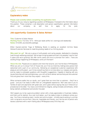 Fillable Online Title: Customer & Sales Advisor Fax Email Print - pdfFiller