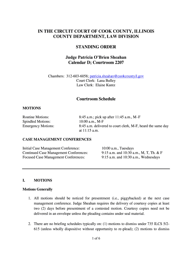 Fillable Online Judge Patricia OBrien Sheahan Fax Email Print - pdfFiller