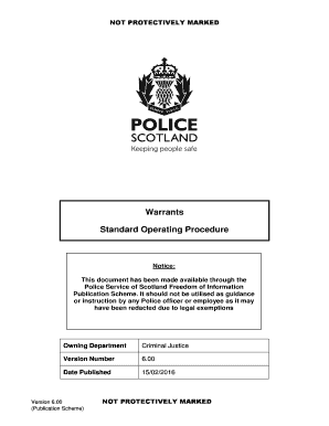 Fillable Online Police Service of Scotland Freedom of Information Fax ...