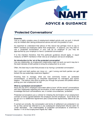 Fillable Online Protected Conversations Fax Email Print - pdfFiller