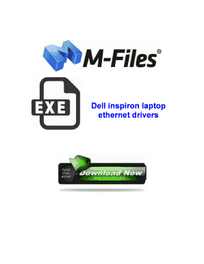 Fillable Online Dell inspiron laptop ethernet drivers Fax Email Print - pdfFiller