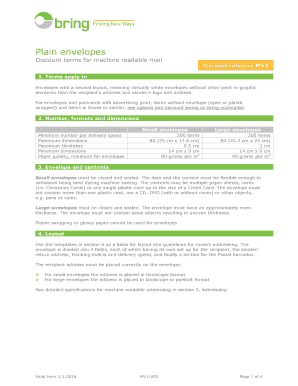 Fillable Online Plain envelopes Fax Email Print - pdfFiller