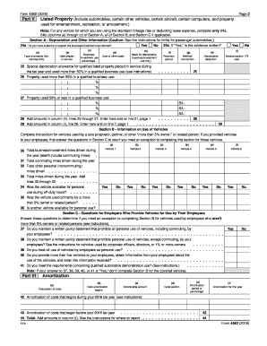 Fillable Online Form 4562 (2016) Fax Email Print - pdfFiller