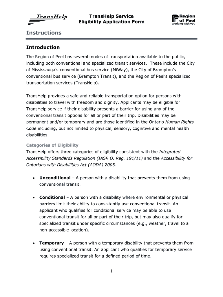 Mytranshelp - Fill Online, Printable, Fillable, Blank | pdfFiller