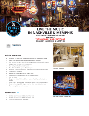 Fillable Online LIVE THE MUSIC Fax Email Print - pdfFiller