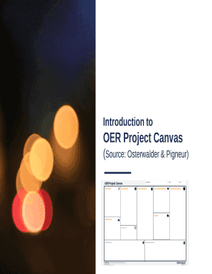 Fillable Online OER Project Canvas Fax Email Print - pdfFiller