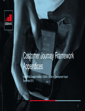 Fillable Online Customer Journey Framework Fax Email Print - pdfFiller